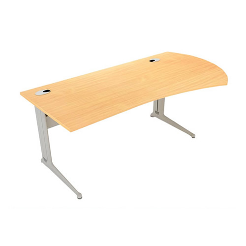 Elite Kassini 1900 mm Curved Edge Office Desk Range - The Office Furniture
