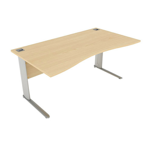 Elite Optima Plus Double Wave Office Desk Range - The Office Furniture