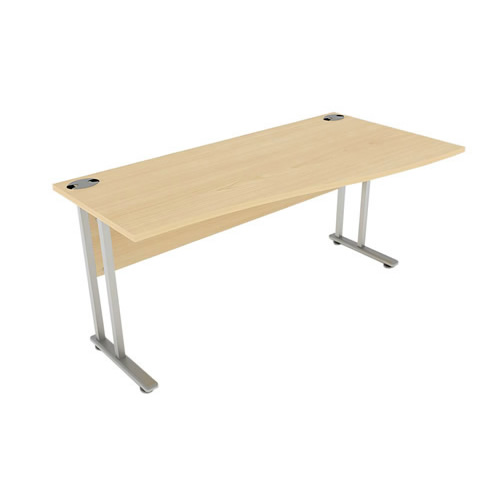 Narrow Wave Elite Flexi Desk Range - The Office Furniture